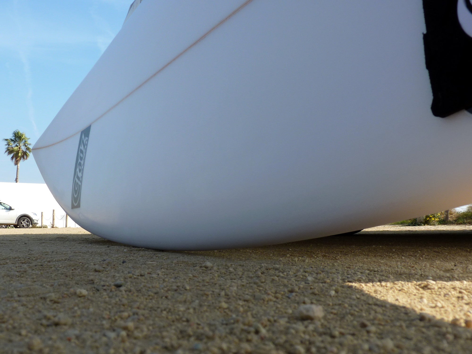 Protect Your Surfboard rail with RSPro's Clear Rail Saver